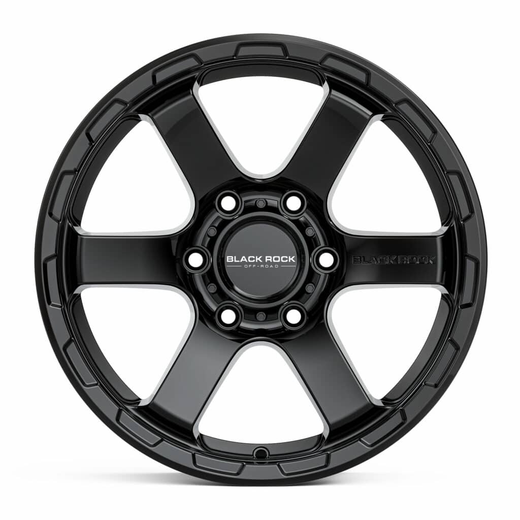 4X4 RIMS BLACK ROCK GRIP GLOSS BLACK | NYC WHEELS