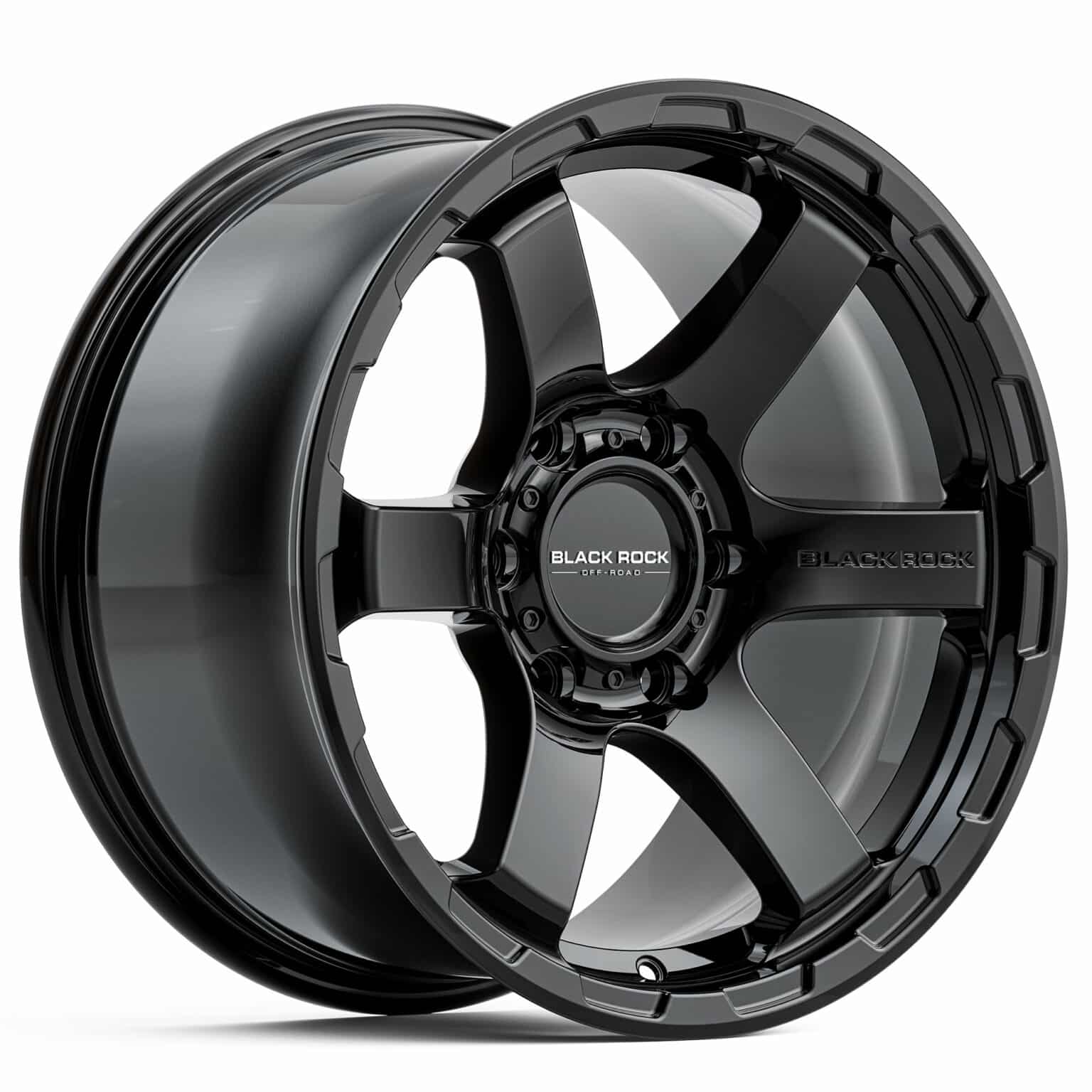 4X4 RIMS BLACK ROCK GRIP GLOSS BLACK | NYC WHEELS
