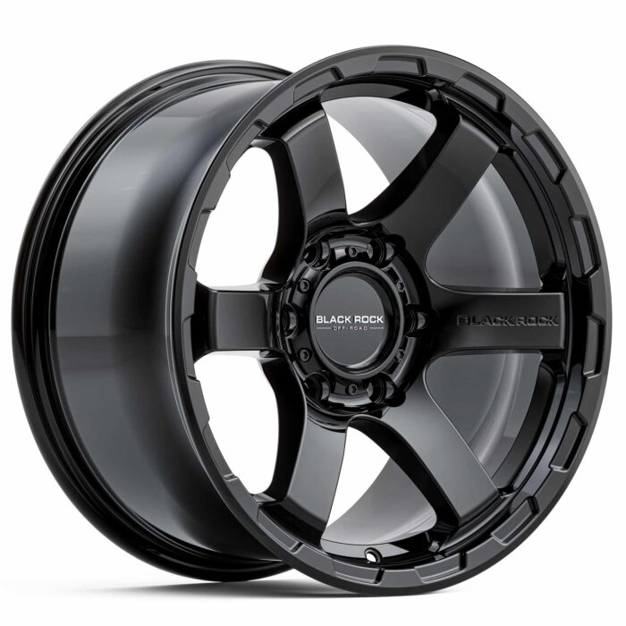 4X4 RIMS BLACK ROCK GRIP GLOSS BLACK | NYC WHEELS