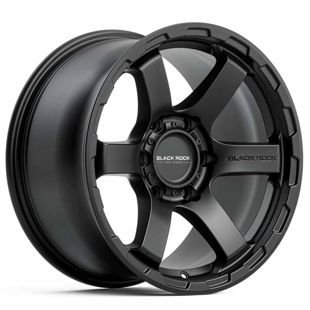 4X4 RIMS BLACK ROCK GRIP SATIN BLACK | NYC WHEELS