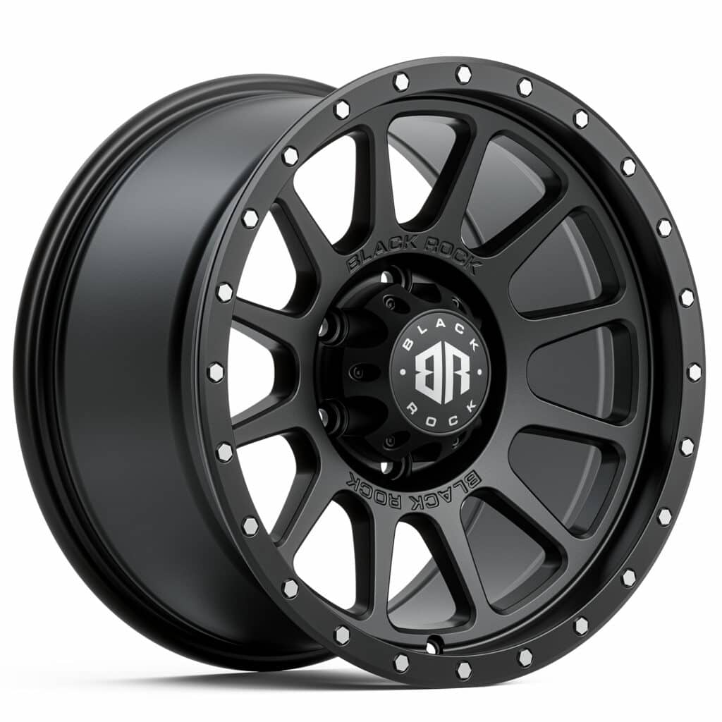 4X4 RIMS BLACK ROCK OMEGA SATIN BLACK | NYC WHEELS
