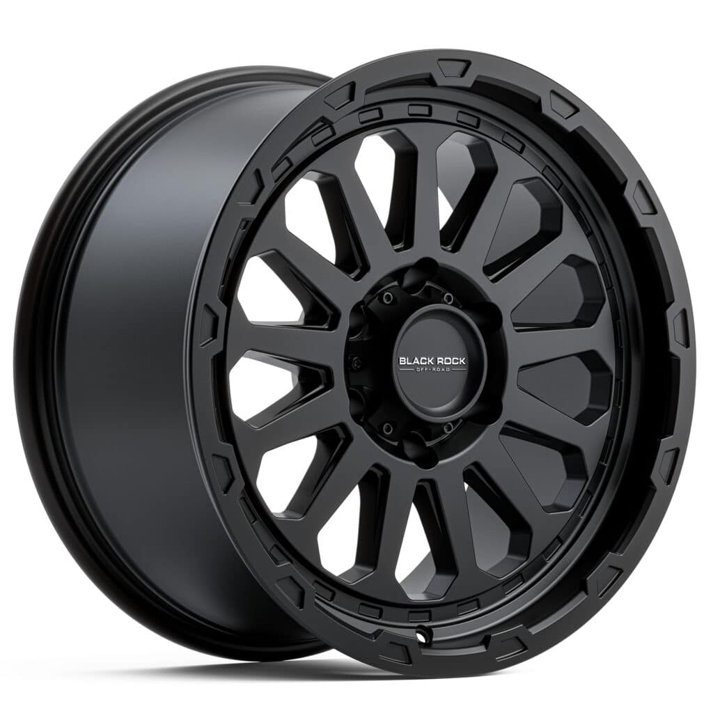 4X4 RIMS BLACK ROCK PRIME SATIN BLACK | NYC WHEELS