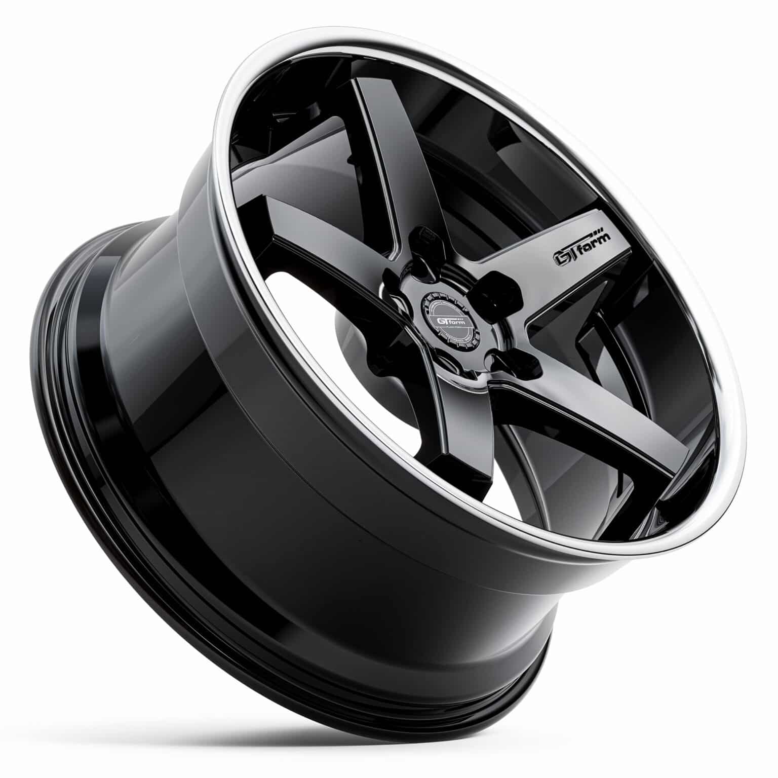 STAGGERED WHEELS GT FORM LEGACY BLACK RIMS | NYC WHEELS