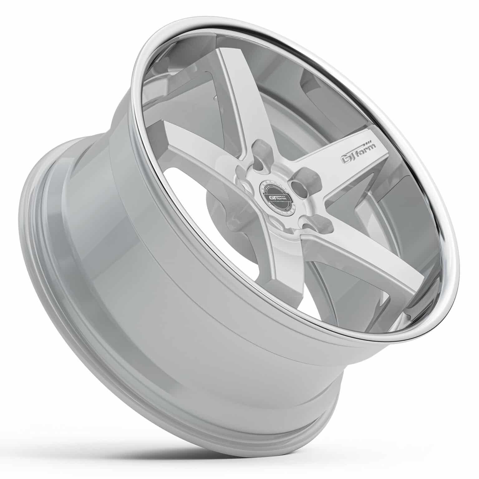 STAGGERED WHEELS GT FORM LEGACY WHITE RIMS | NYC WHEELS