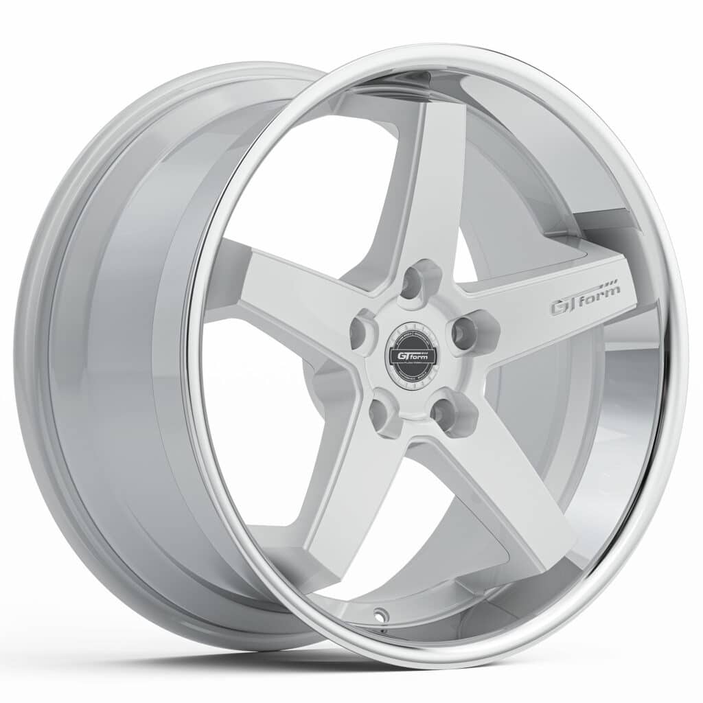 STAGGERED WHEELS GT FORM LEGACY WHITE RIMS | NYC WHEELS