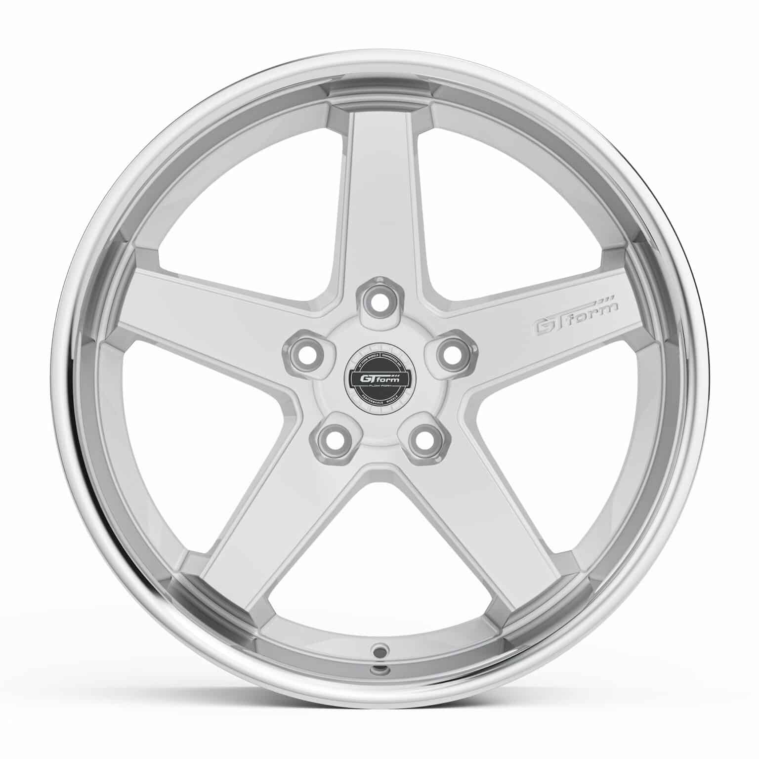 STAGGERED WHEELS GT FORM LEGACY WHITE RIMS | NYC WHEELS