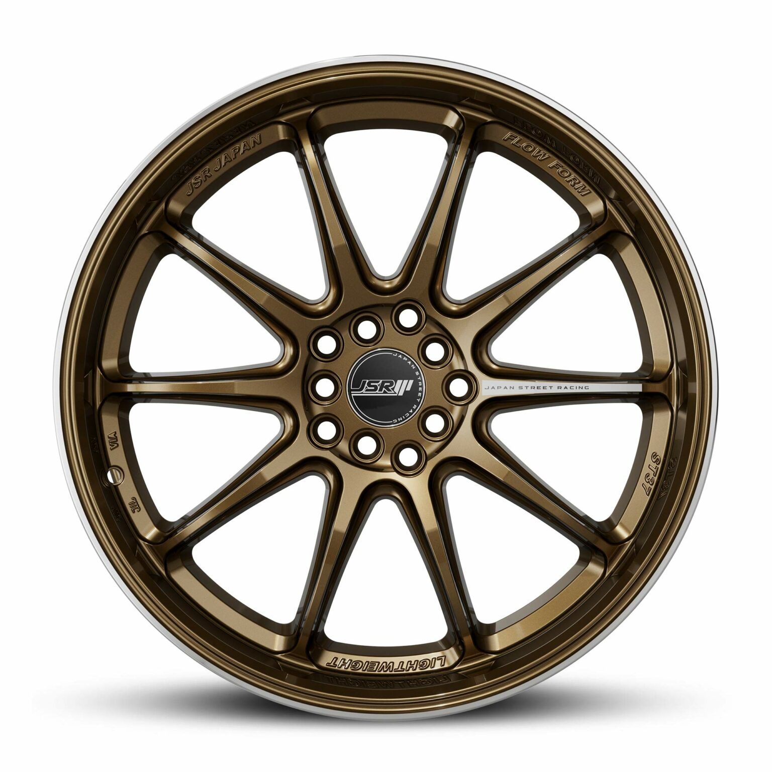 JDM WHEELS JSR ST37 BRONZE MACHINED LIP RIMS | NYC WHEELS