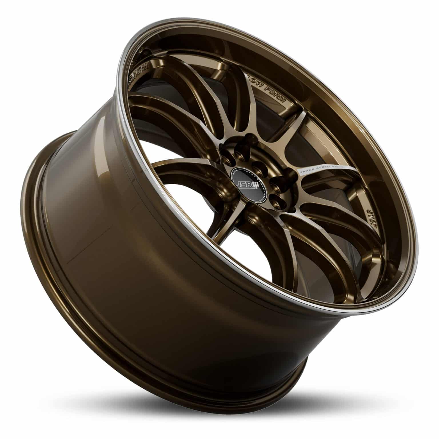 JDM WHEELS JSR ST37 BRONZE MACHINED LIP RIMS | NYC WHEELS