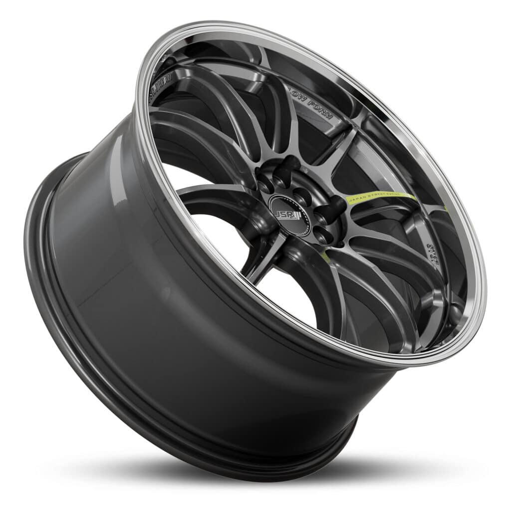 JDM WHEELS JSR ST37 GREY MACHINED LIP RIMS | NYC WHEELS