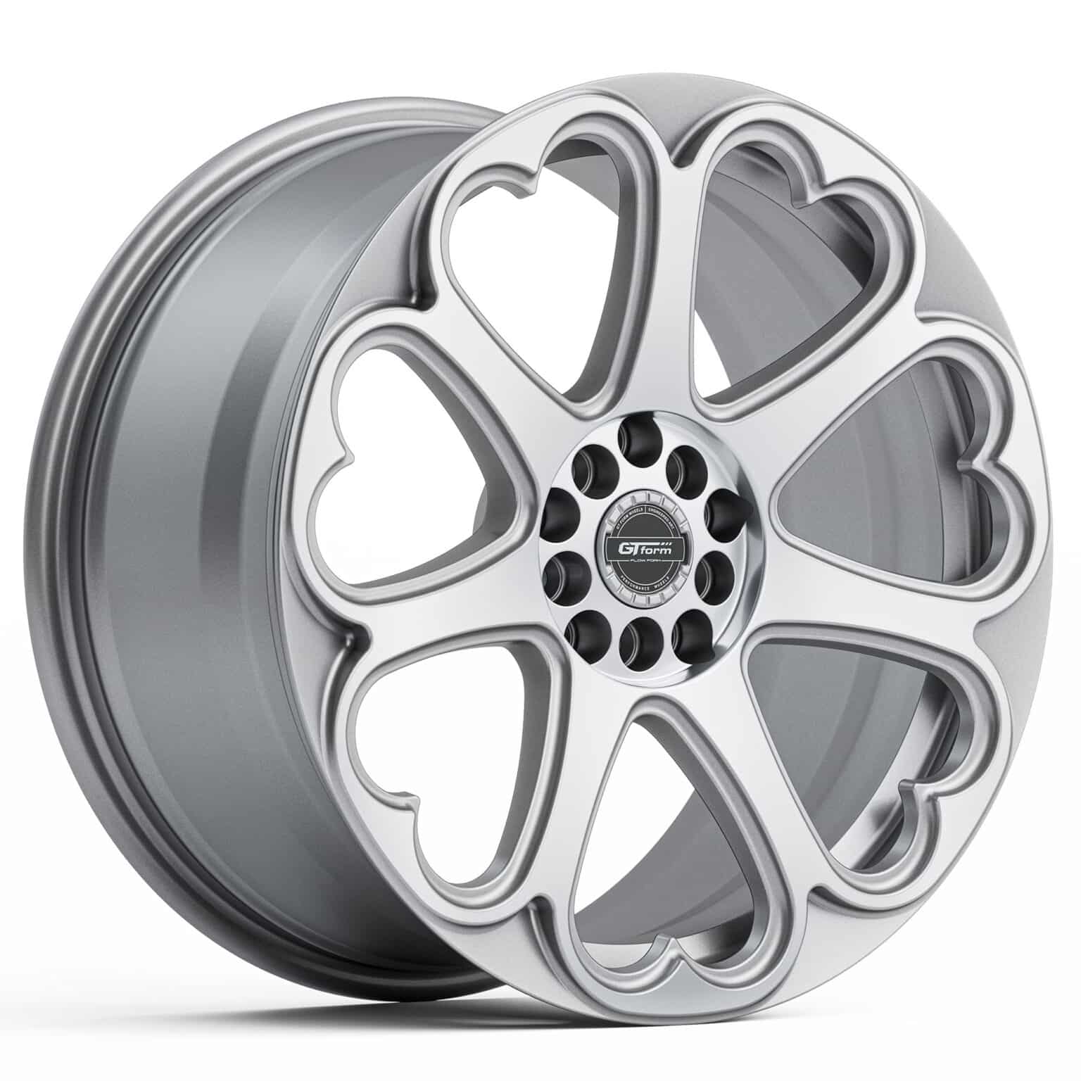 GT FORM HEARTS SILVER MACHINED RIMS | NYC WHEELS