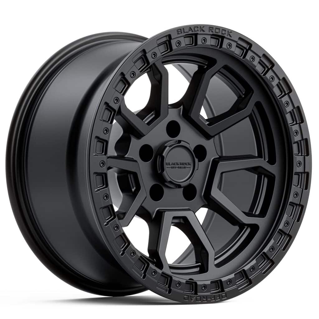 4X4 RIMS BLACK ROCK COBRA 5S SATIN BLACK | NYC WHEELS